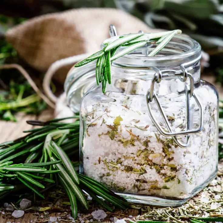 How To Make Rosemary Salt - Fresh Herb Ideas