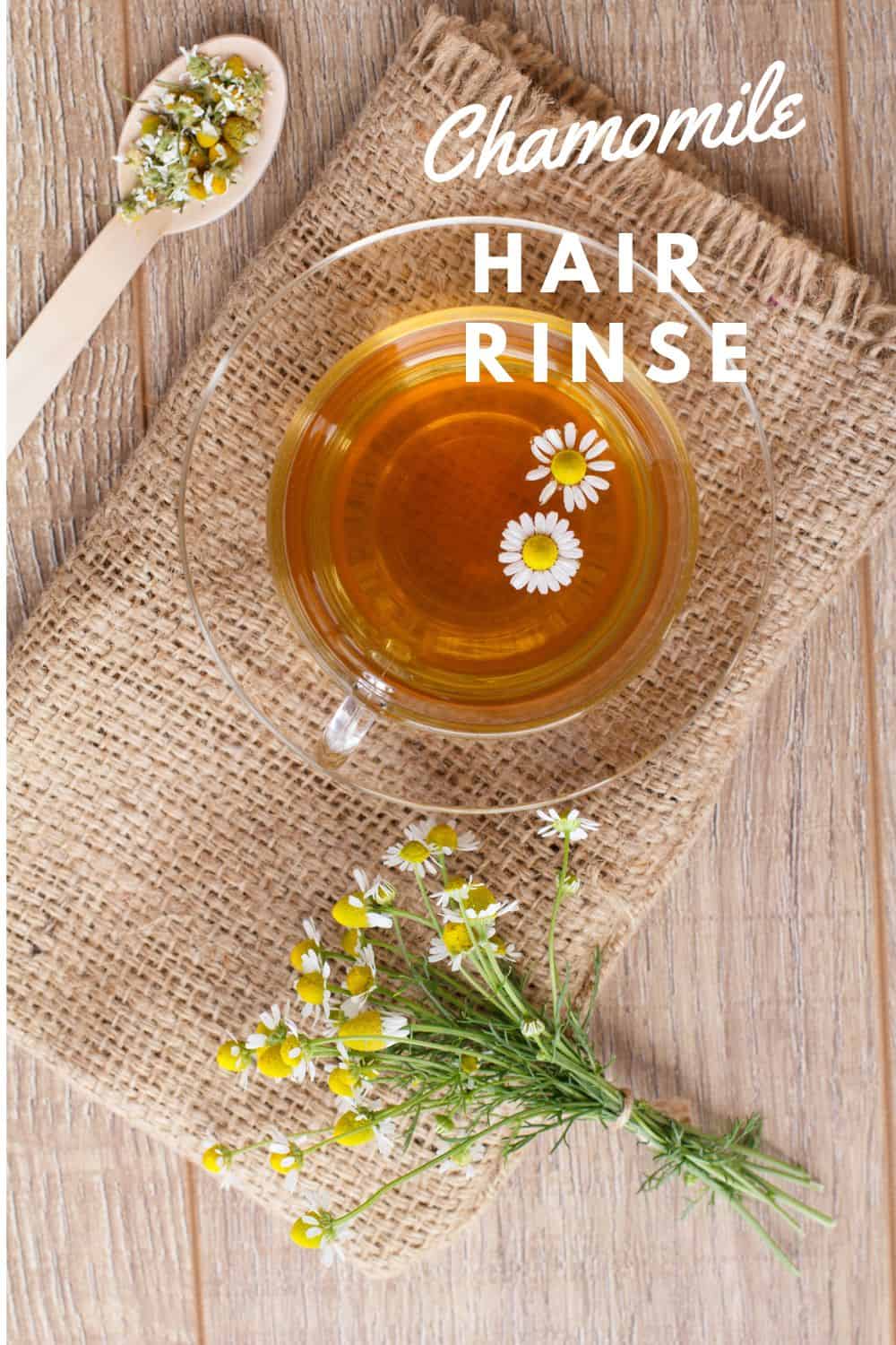 Chamomile Hair Rinse - Herb Gardening Ideas